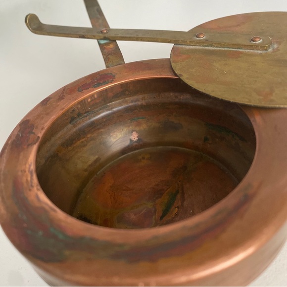 No Brand | Accents | Vintage Sterno Holder Bronze Brass Copper Serving ...